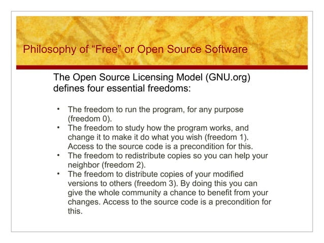 Foss presentation | PPT