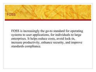 Foss presentation | PPT