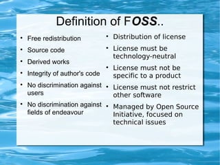 Free and Open Source Software | PPT