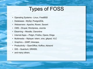 Free and Open Source Software | PPT
