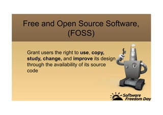 Foss tools and software | PDF | Shareware and Freeware | Computer Software and Applications