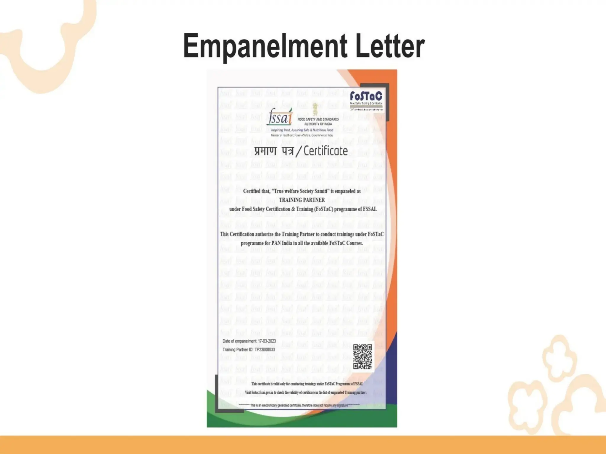 Food Safety and Standards Authority of India (FSSAI) .pptx