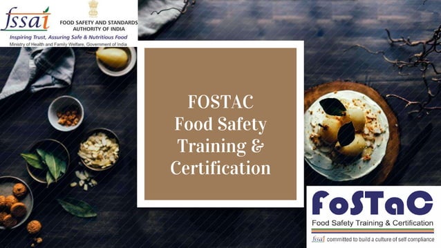 fostac ppt_food safety and training certificate | PPTX