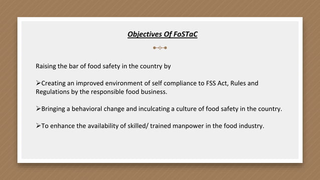 fostac ppt_food safety and training certificate | PPTX