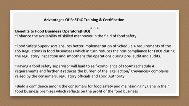 fostac ppt_food safety and training certificate | PPTX