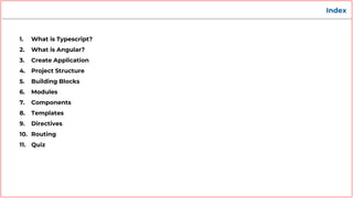 Foster - Getting started with Angular | PPT