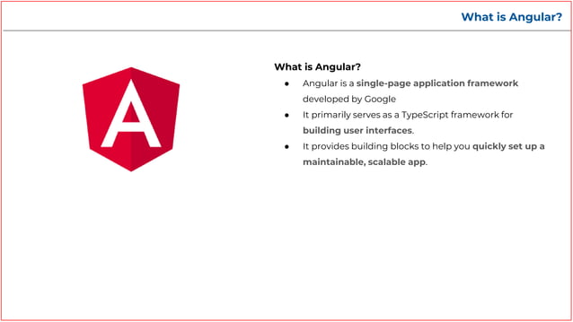 Foster - Getting started with Angular | PPT | Free Download