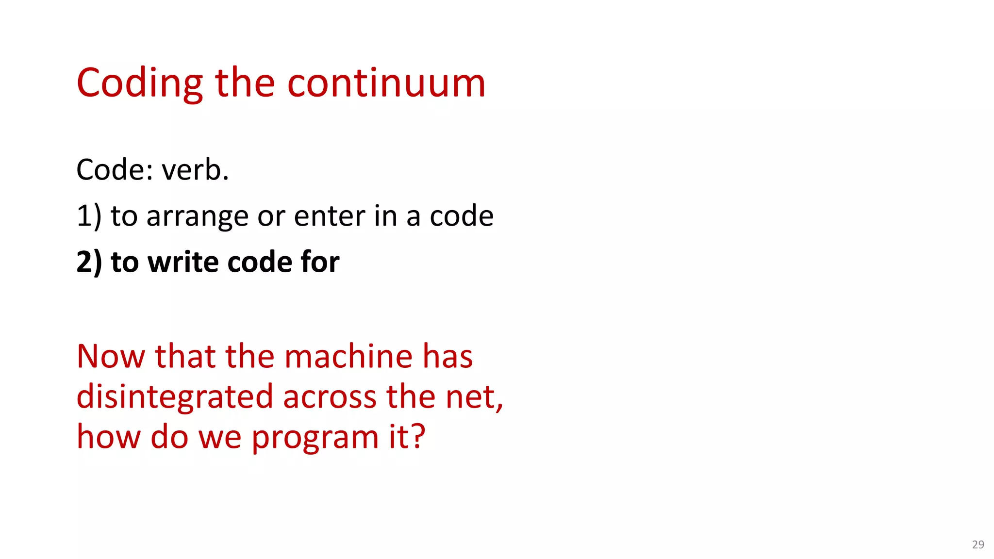 Coding the Continuum | PPTX