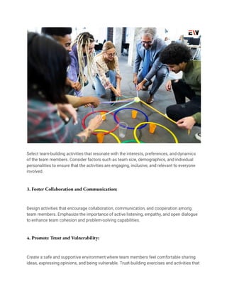 Fostering Collaboration and Camaraderie_ The Power of Team Building ...