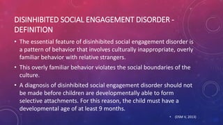 Fostering connections: Responding to Reactive Attachment Disorder ...