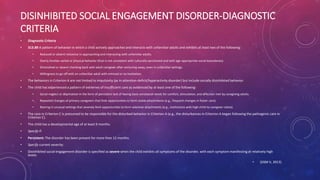 Fostering connections: Responding to Reactive Attachment Disorder ...