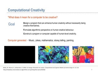 Fostering creativity in autonomous systems | PPT