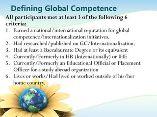 Fostering global competence in the wlc & beyond | PPTX