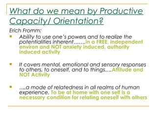 Fostering productive capacity | PPT