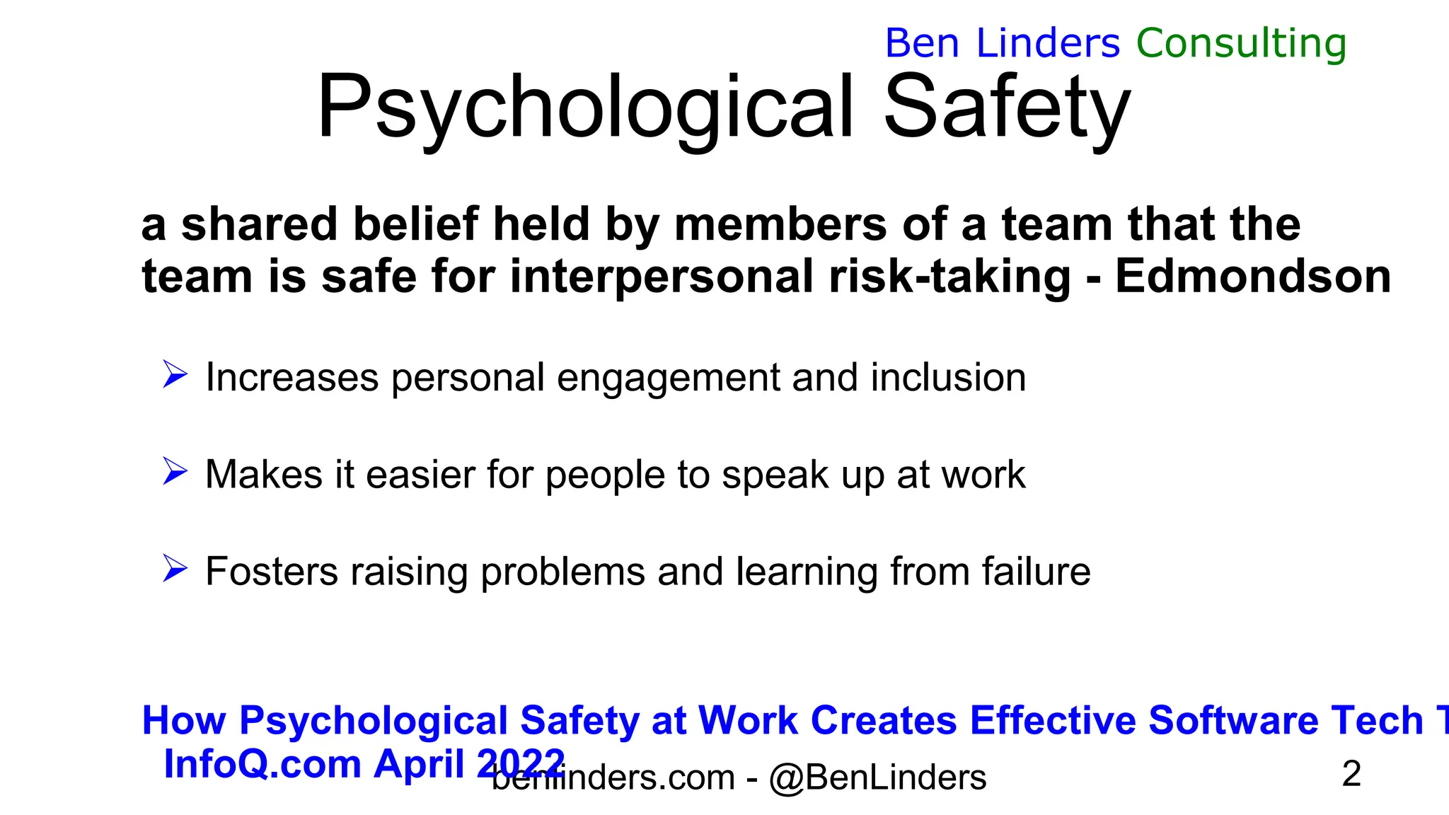 Fostering Psychological Safety in Agile Teams - ACE 2024 - Ben Linders.pdf