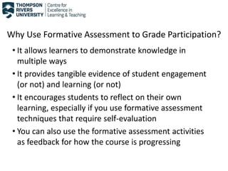 Fostering Student Learning through Formative Assessment-Based ...