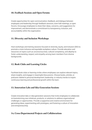Fostering Team Spirit_ Creative Employee Engagement Activities to Boost ...