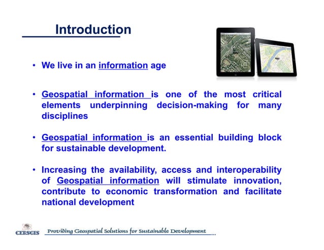 Geographic Information Systems for Food Security and Land Management in ...