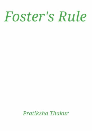 Foster's Rule / Island Effect Law | PDF