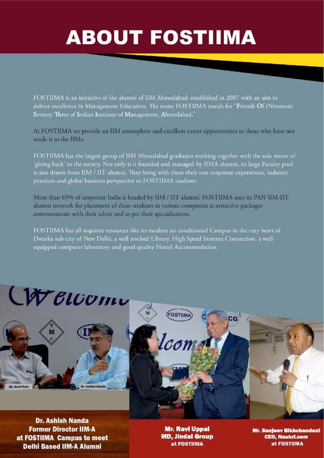Fostiima mba-college-delhi | PDF