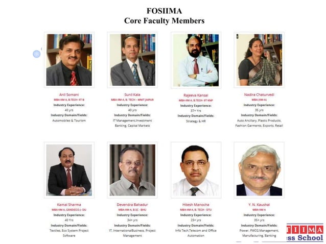 Fostiima mba-courses-delhi ncr | PPT