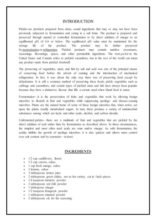 food processing | DOC | Commodities | Economy