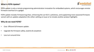 FOTA Upgrade on Automotive and IoT Industry | PPTX