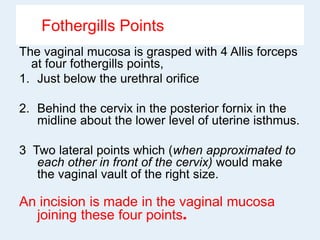 FOTHERGIL'S OPERATION | PPTX