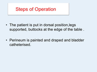FOTHERGIL'S OPERATION | PPTX