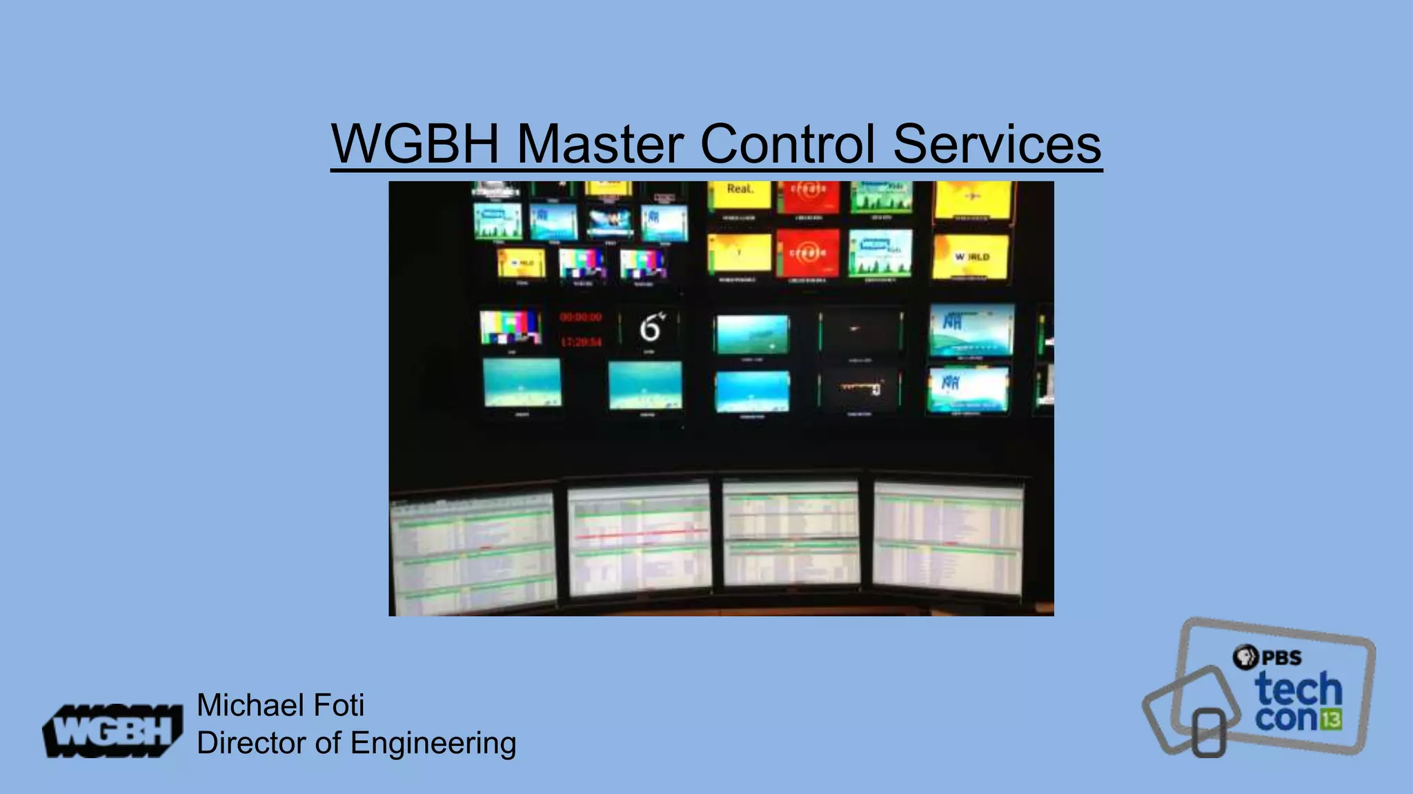 Foti wgbh master control_v1 | PPTX