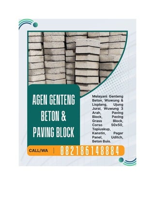 Paving Block Kokoh untuk Area Garasi dan Halaman Rumah | DOCX