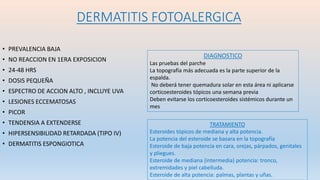 Fotodermatitis