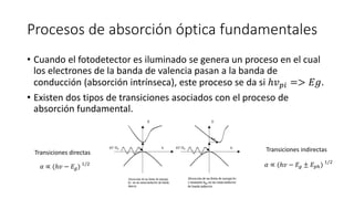 Fotodetectores semiconductores | PPTX
