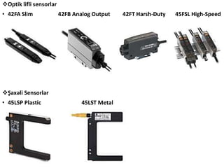 Fotoelektrik sensorlar- Photoelectric Sensors | PPTX