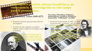 Fotografía # 1 (historia de la fotografía) | PPTX