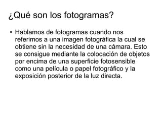 práctica 2: fotogramas | PDF
