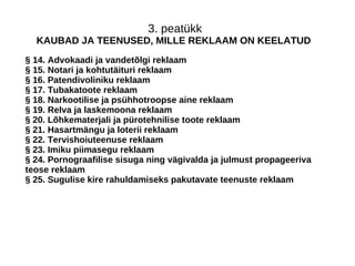 Foto ja reklaam | PPT