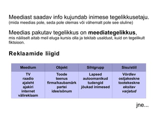 Foto ja reklaam | PPT