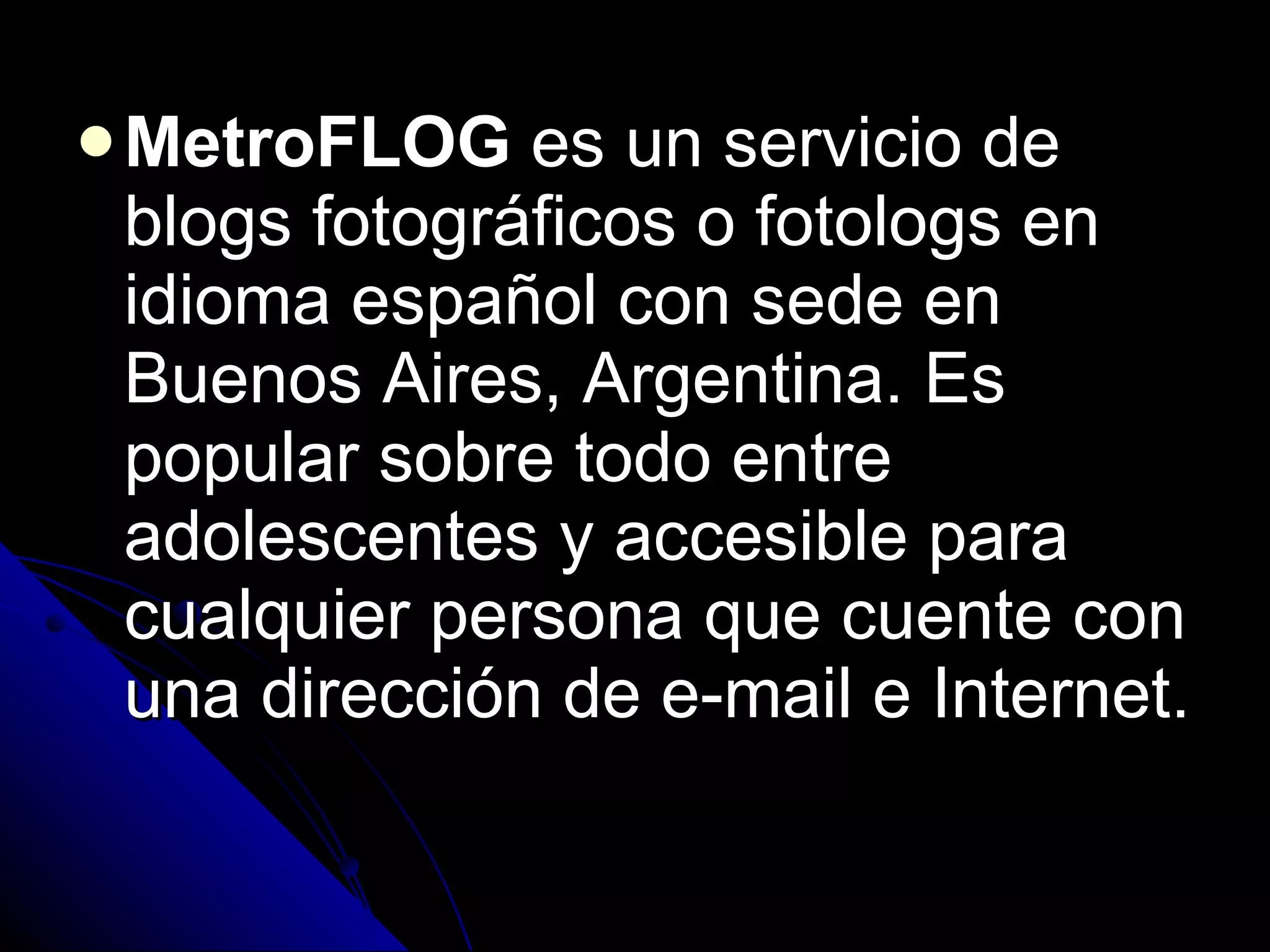 Fotolog Metroflog Blog | PPT