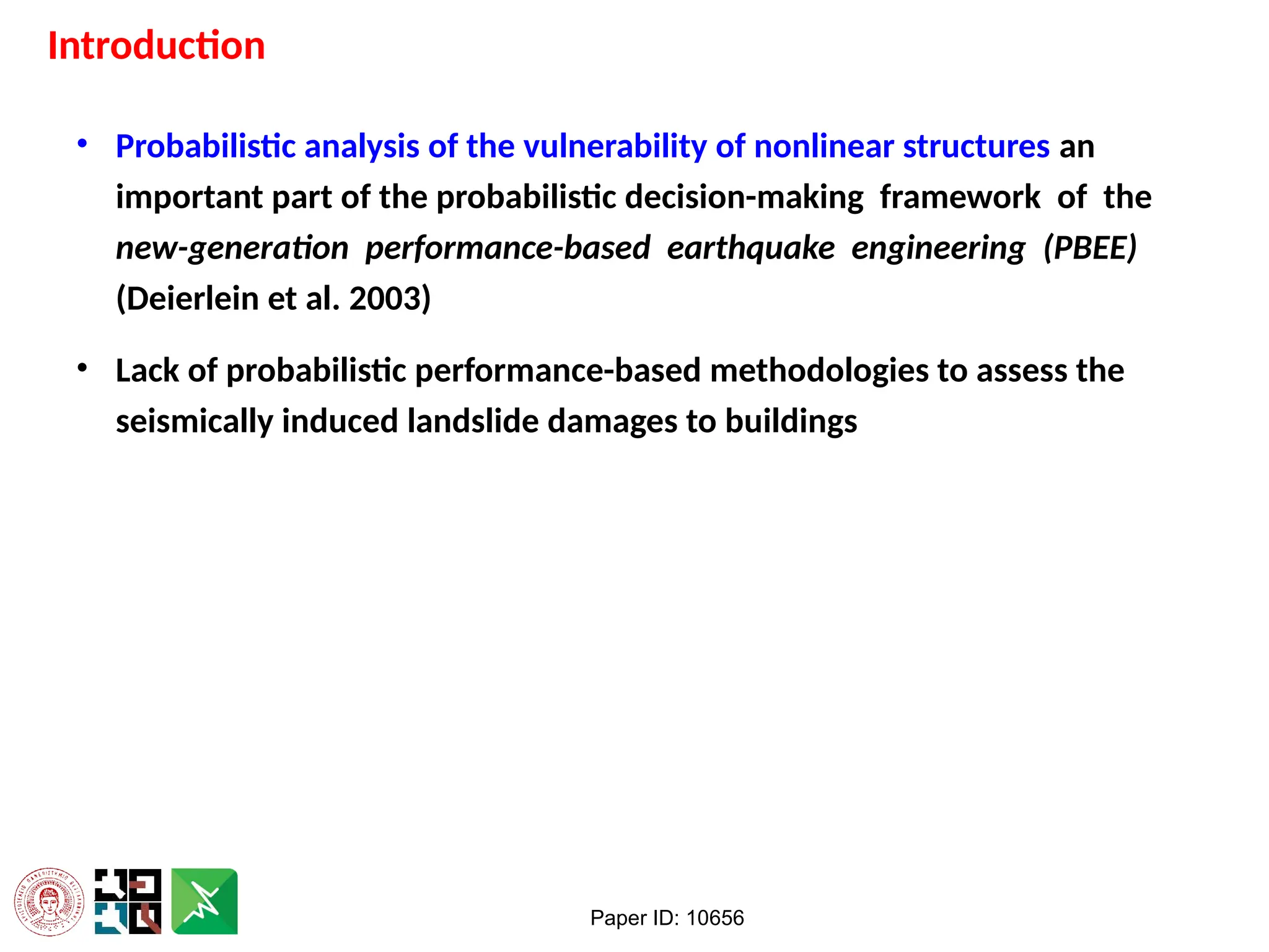 Probabilistic performance-based assessment of RC buildings subjected to ...