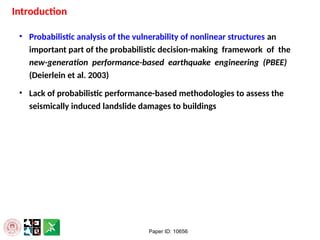 Probabilistic performance-based assessment of RC buildings subjected to seismic slope ...