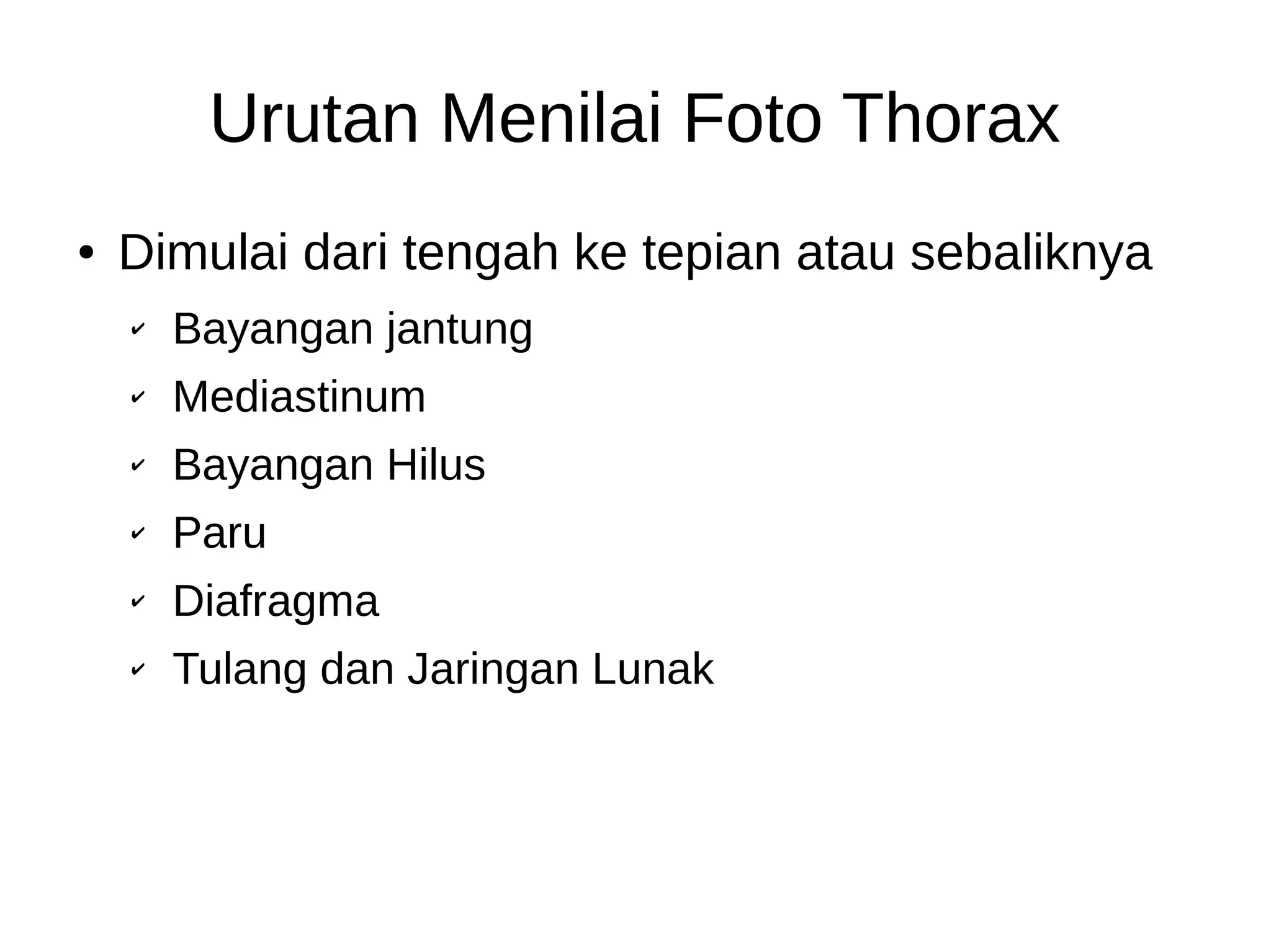 Foto thorax | ODP