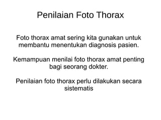 Foto thorax | ODP