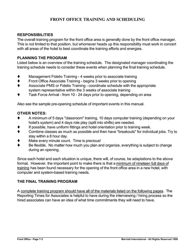 Fo training | PDF | Hotels and Motels | Travel Type