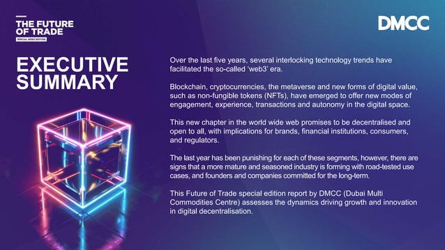 DMCC Future of Trade Web3 - Special Edition | PPTX | Technology ...
