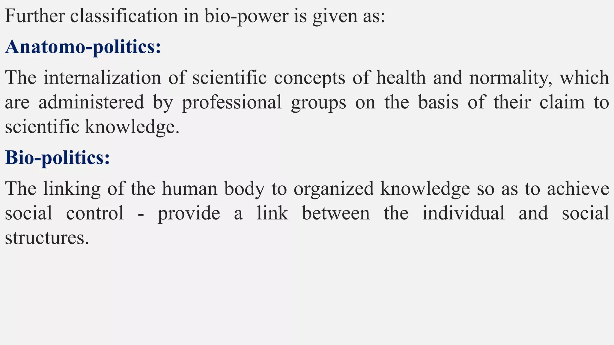 Foucault and sociology of medical knowledge | PPTX