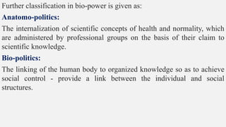 Foucault and sociology of medical knowledge | PPTX