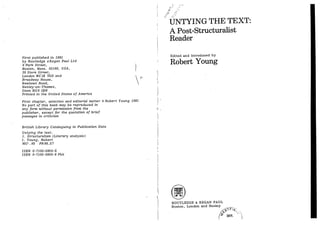 Foucault the order of discourse | PDF