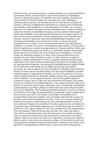 fouche el genio tenebroso. Uno de los me | PDF