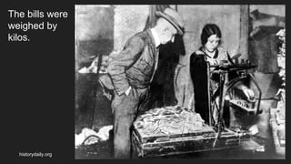 German Hyper Inflation | PPTX | Economy | Business and Finance